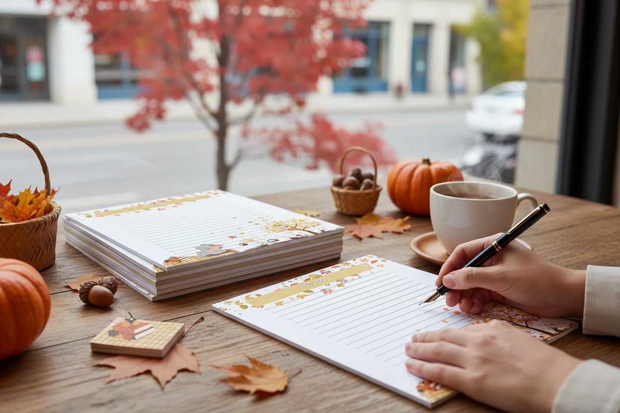 Notepads Reading in the Fall 4.25 x 5.5 – Between the Inks